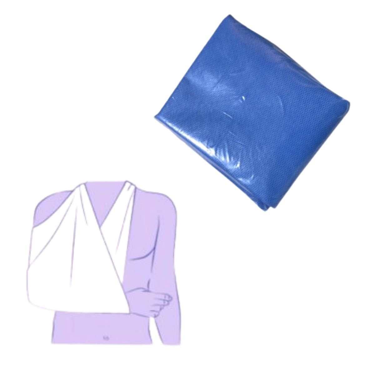 Venda Triangular Azul - Emergencias Medicas